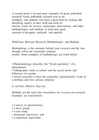 Ethnography is a qualitative research method that seeks to underst | PDF