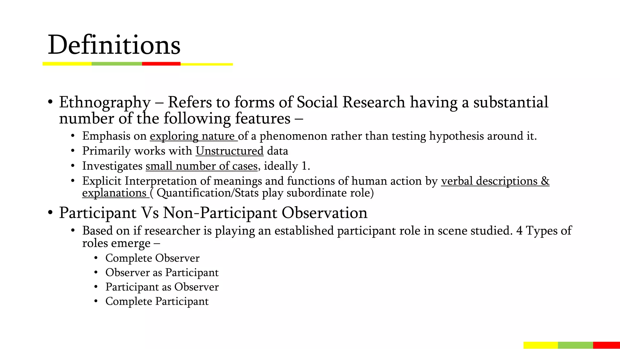 Ethnography & participant behaviour | PDF