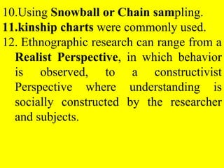 Ethnography research | PPTX
