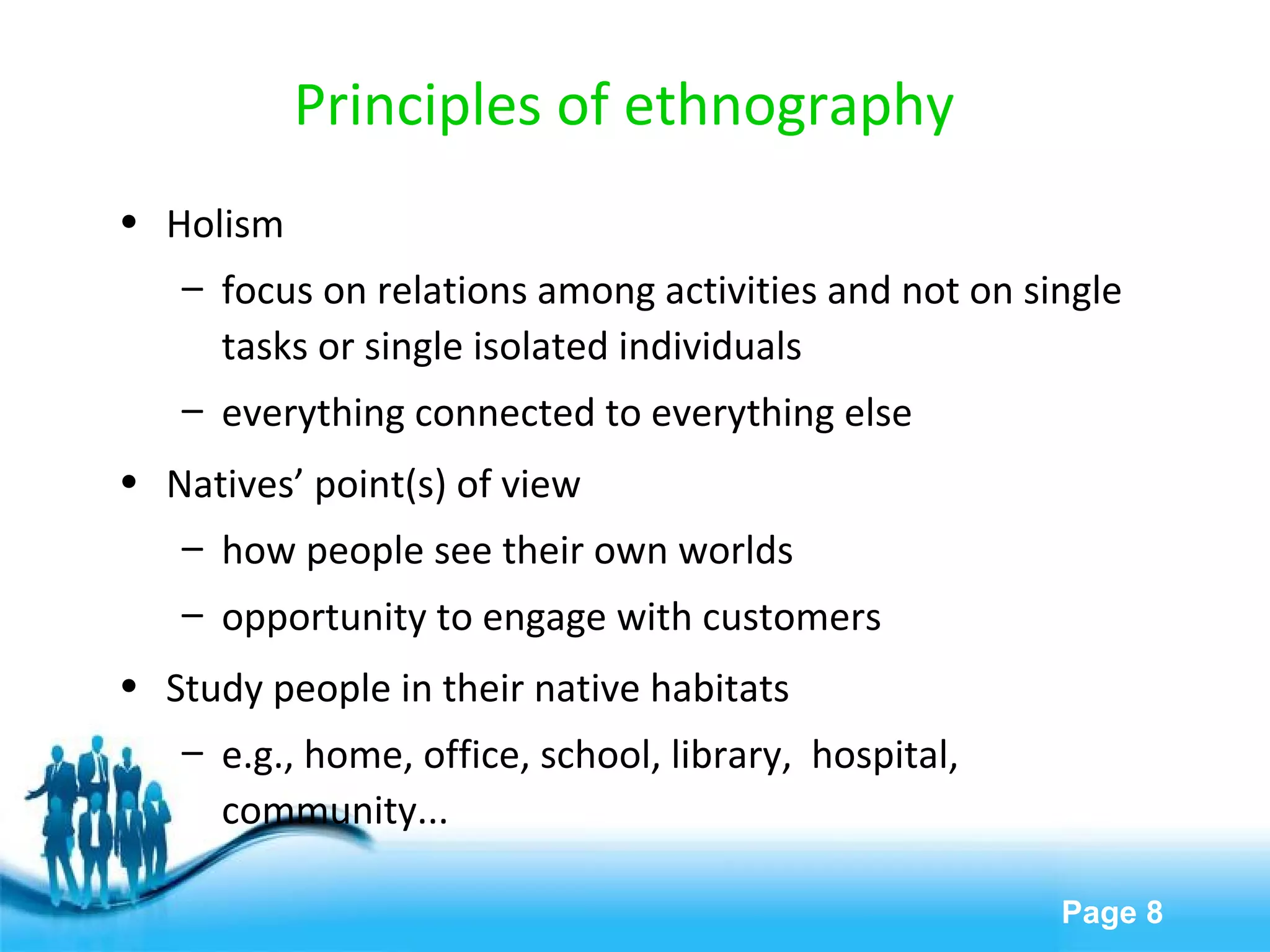 Ethnography research 1 | PPT