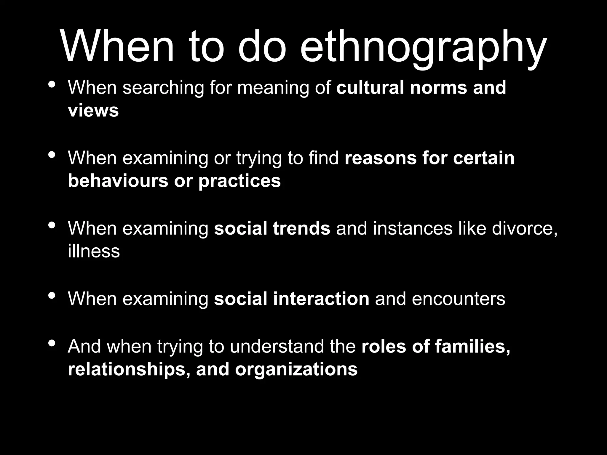 Ethnography | PPT