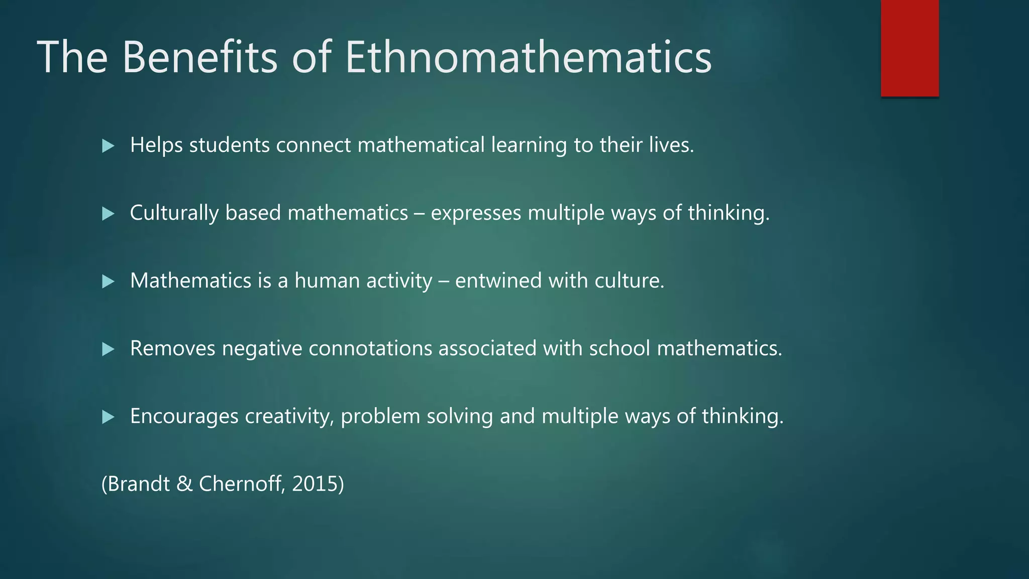 Ethnomathematics Presentation | PPTX