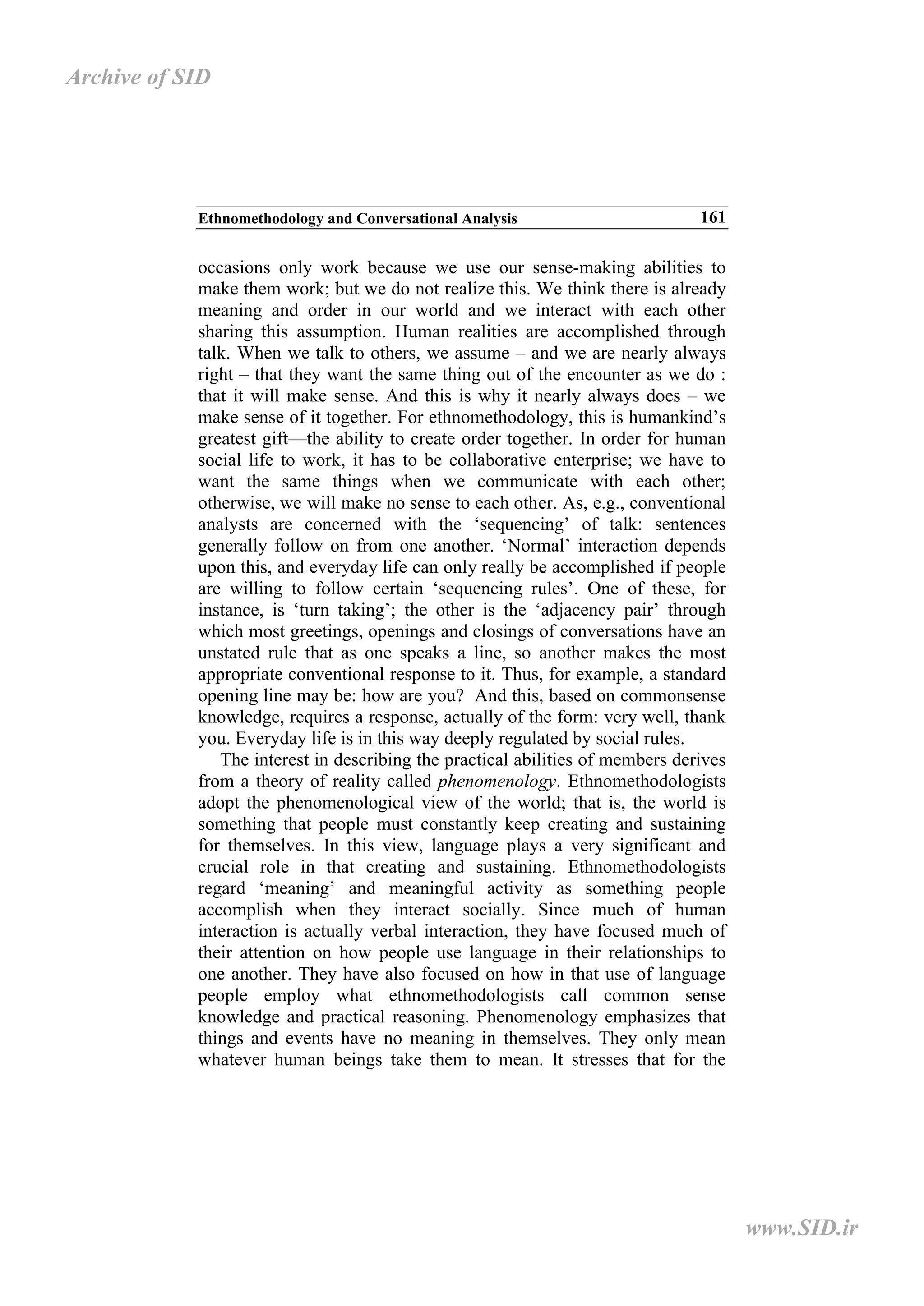 ETHNOMETHODOLOGY AND CONVERSATION ANALYSIS.pdf