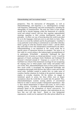 ETHNOMETHODOLOGY AND CONVERSATION ANALYSIS.pdf