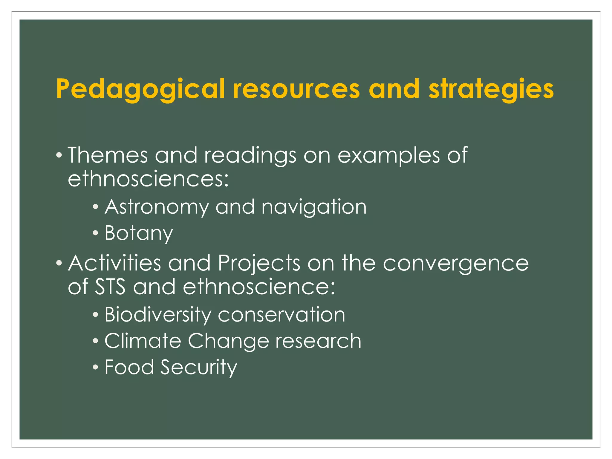 Ethnoscience and STS | PDF