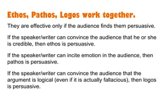 Ethos pathos logos | PPT