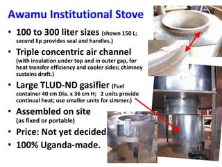 ETHOS 2014 Presentation: Highlights of TLUD Stove Development Worldwide ...