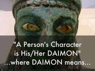 James Hillman on ETHOS ANTHROPOI DAIMON | PPTX