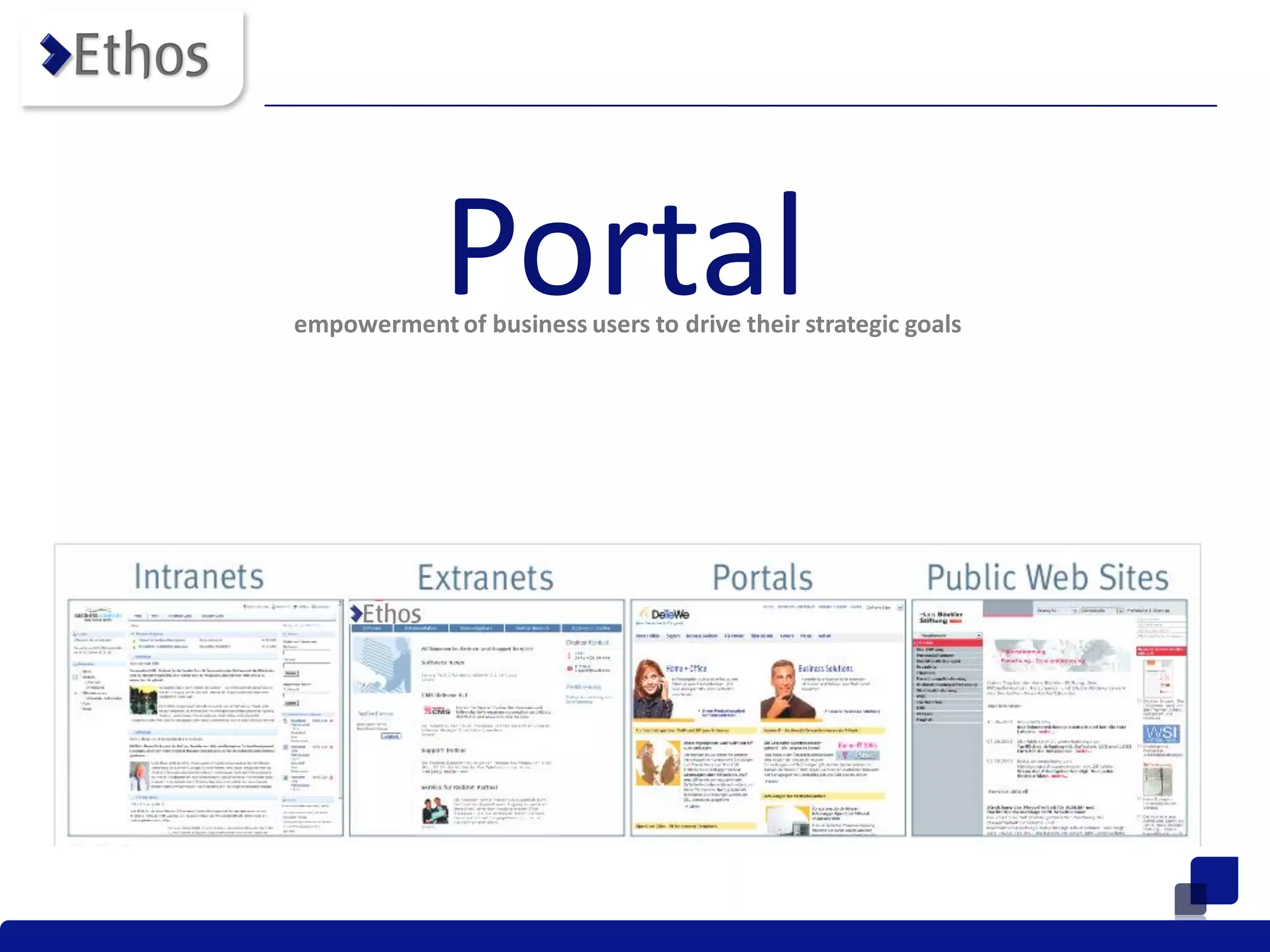 Ethos Enterprise Portal Prodoct Features Rev1 | PPT