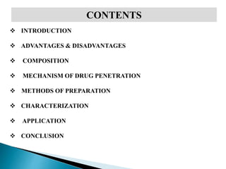 Ethosome : A Novel Drug Delivery System | PPTX
