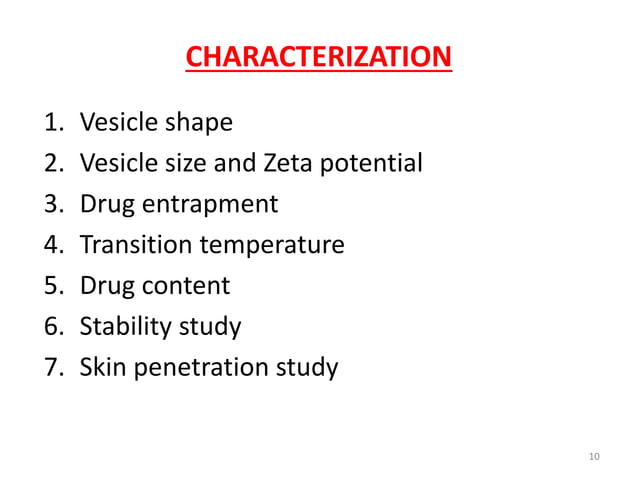 Ethosome as novel drug delivery system | PPTX | Skin and Dermatology ...