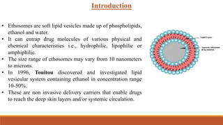 Ethosomes: formulation and particle size determination | PPTX