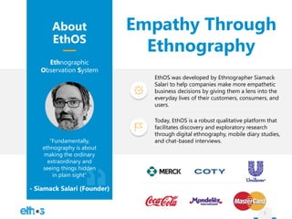Empathy Through Ethnography Pptx