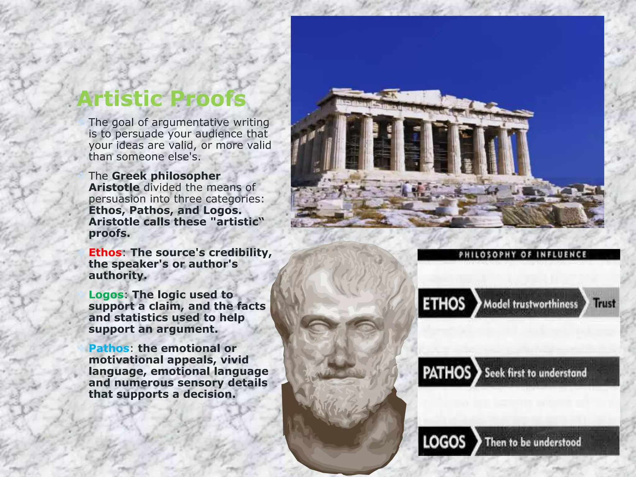 Ethos, pathos, and logos | PPTX