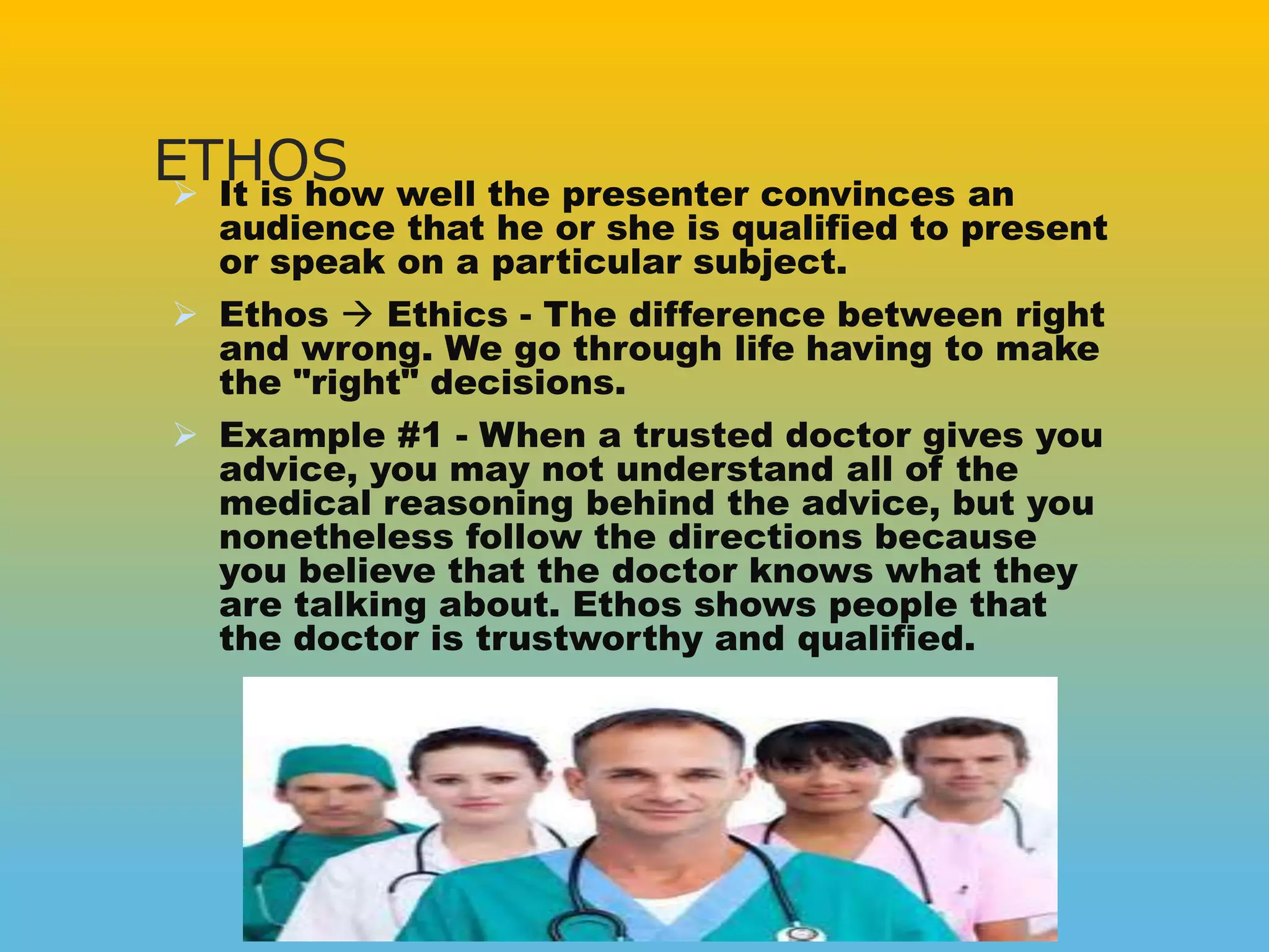 Ethos, pathos, and logos | PPTX