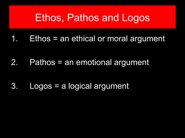 Ethospathos logos | PPT