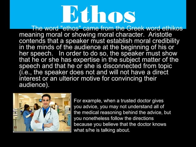 Ethospathos logos | PPT