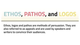 Ethos,Pathos,Logos Power Point Presentation | PPTX