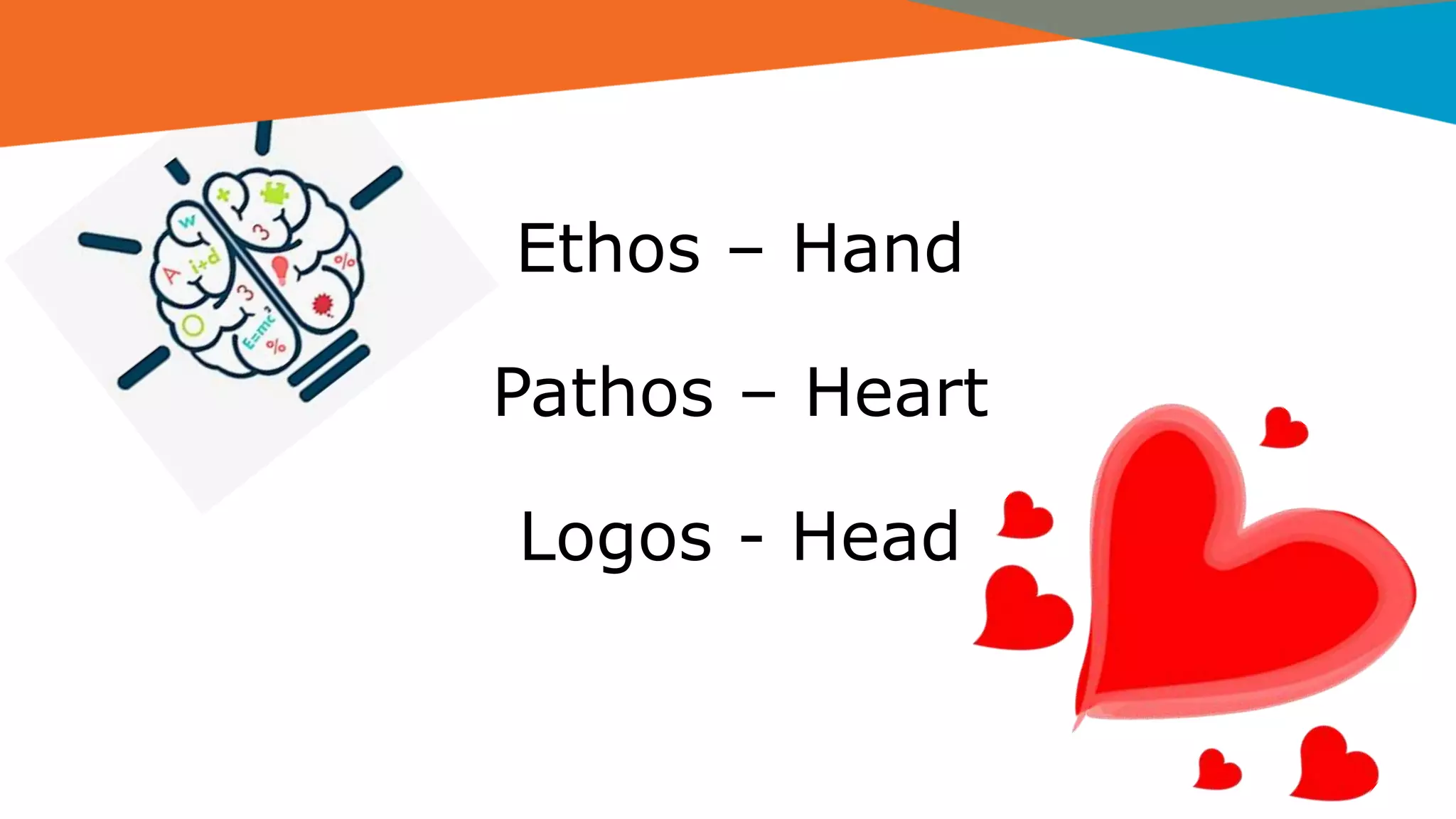 Ethos pathos logos - Aristotle persuasion pillars | PPTX