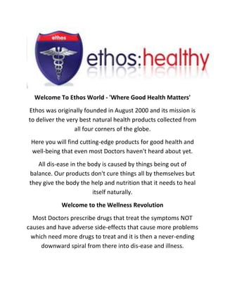 Ethos : Bright eyes products | PDF