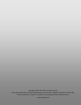 Ethos Portal Overview Rev4 L | PDF | Computing | Technology & Computing