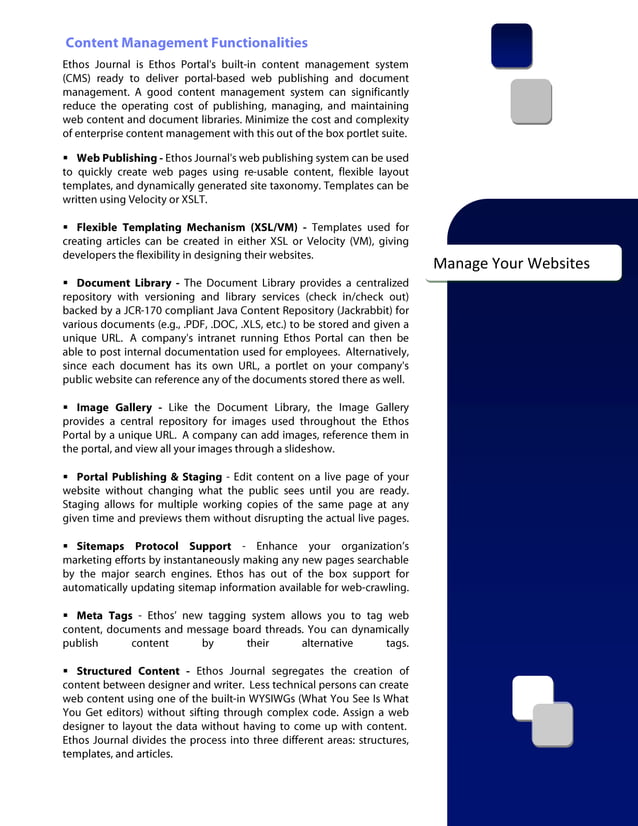 Ethos Portal Overview Rev4 L | PDF | Computing | Technology & Computing