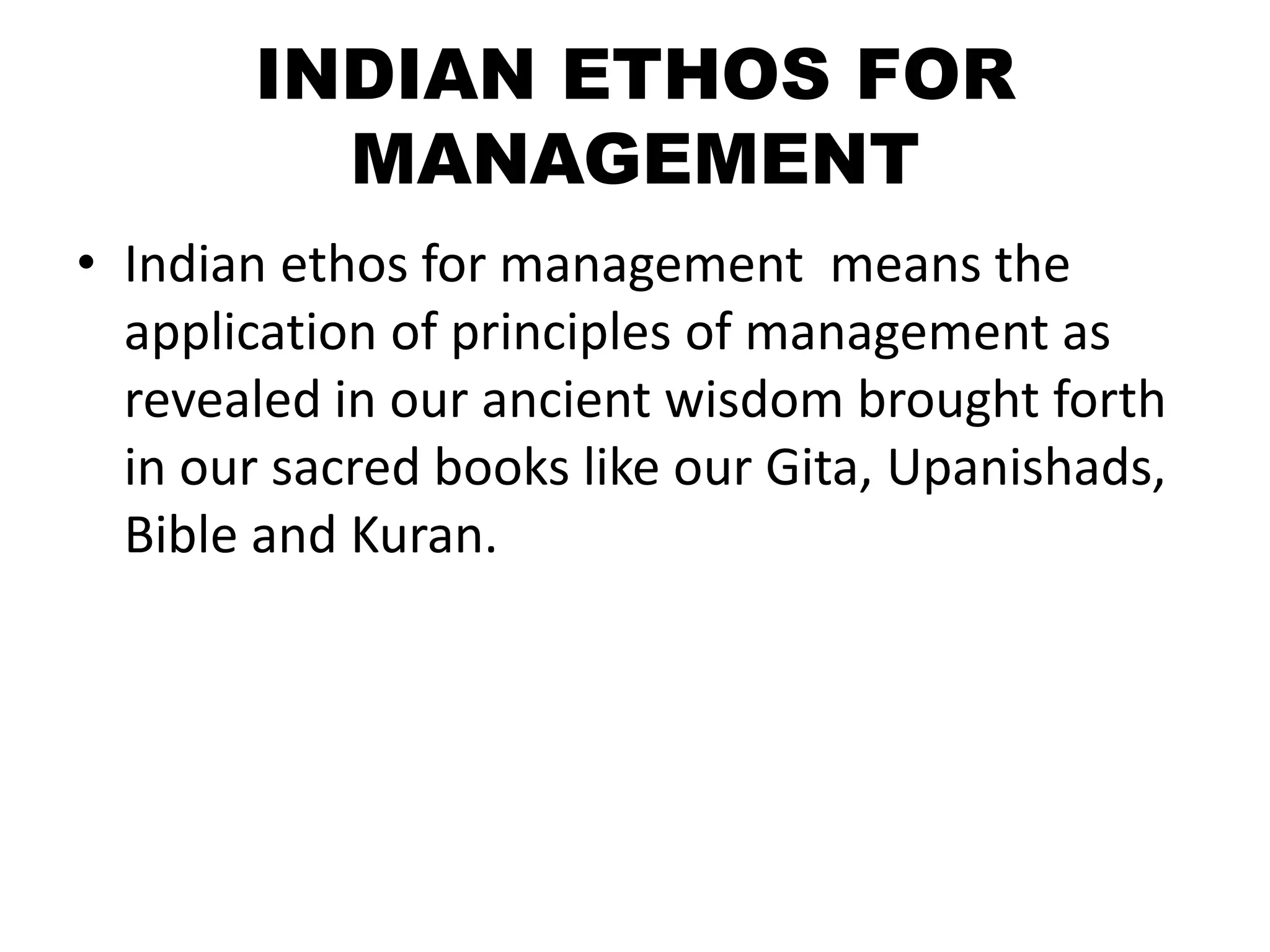 Ethos & values for managers ppt | PPTX