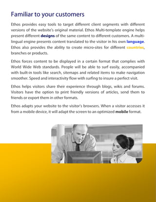 Ethos Wcms Overview J1 | PDF