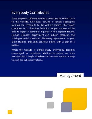 Ethos Wcms Overview J1 | PDF