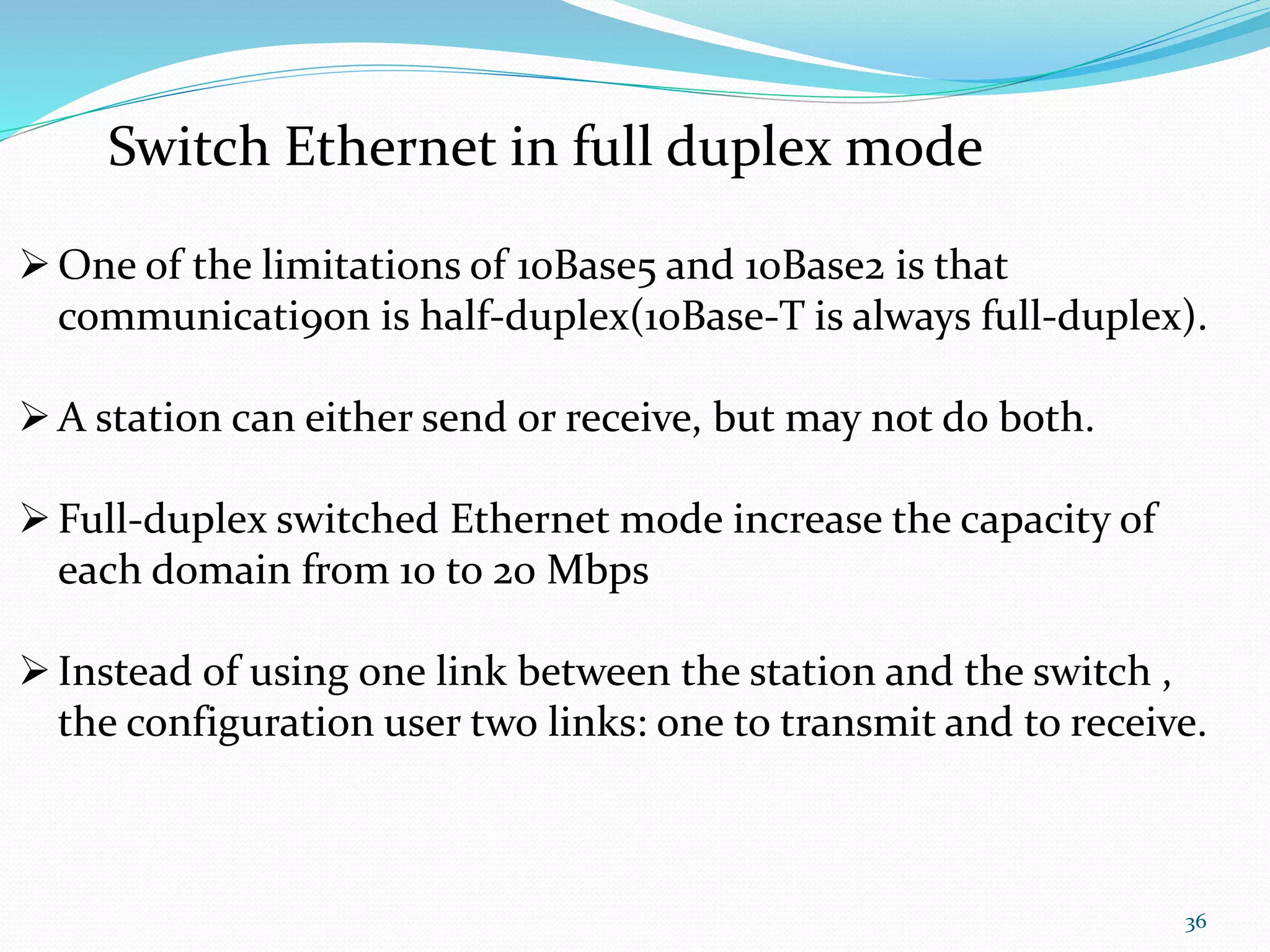 Ethernet Computer network | PPTX