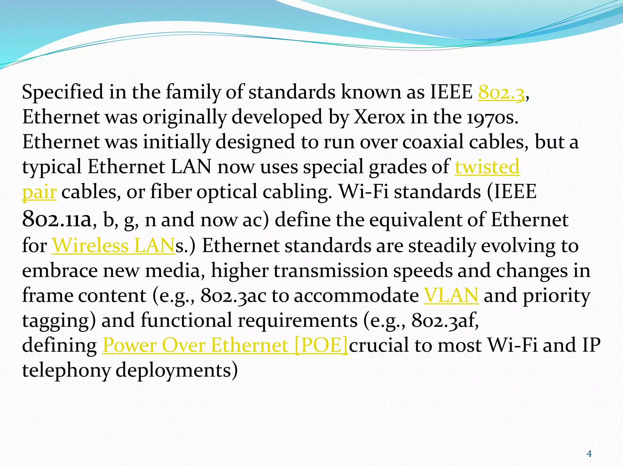 Ethernet Computer Network Pptx Computer Networking Computing