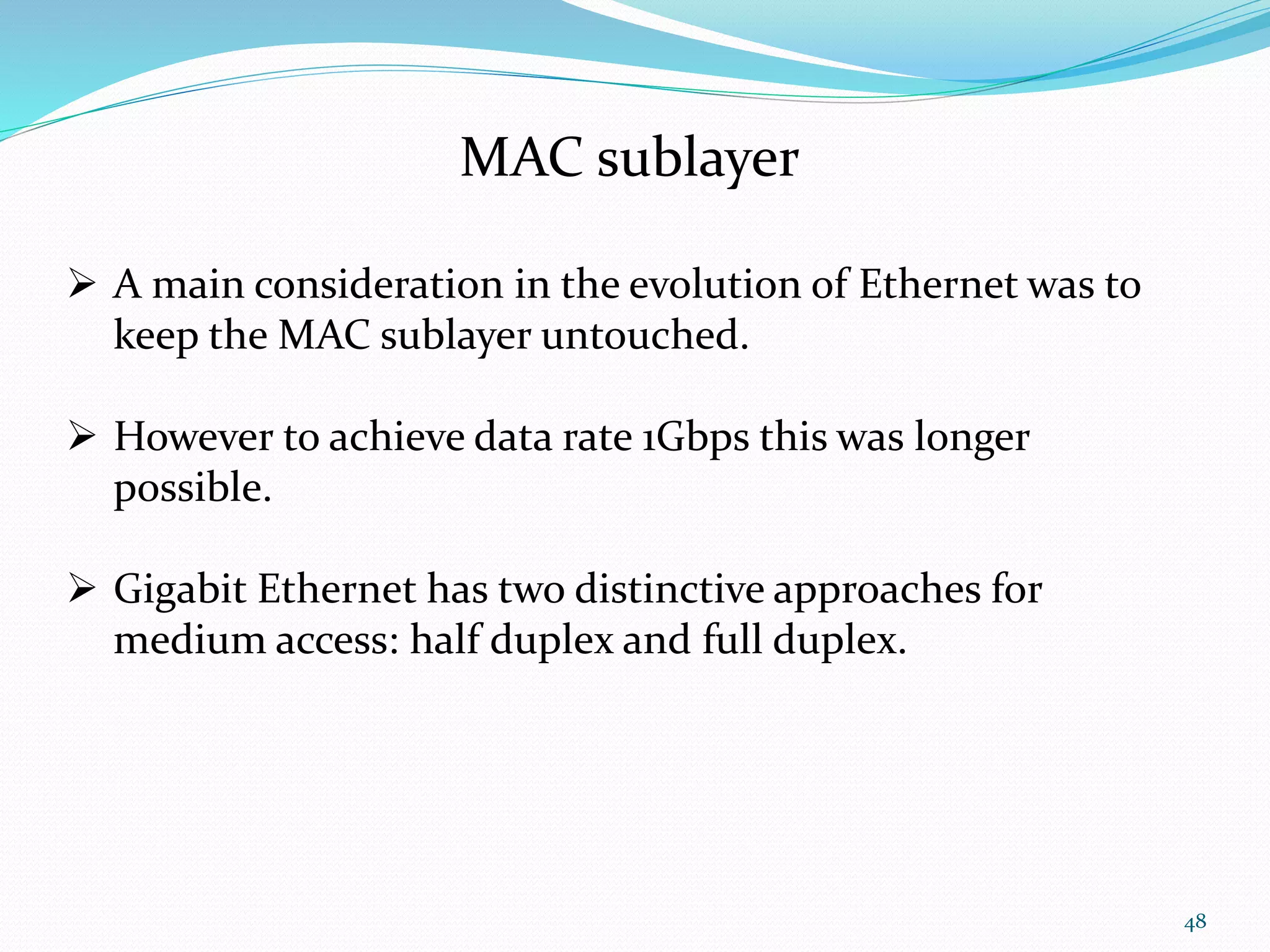 Ethernet Computer network | PPTX
