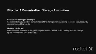 💡 The Future of Storage is Here! Embrace Decentralization with Filecoin 🚀 | PPT