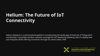 🌐 Revolutionizing Connectivity with Helium Network 🌐 | PPT