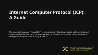 🌐 Revolutionizing the Internet: Introducing Internet Computer Protocol (ICP) 🌐 | PPT