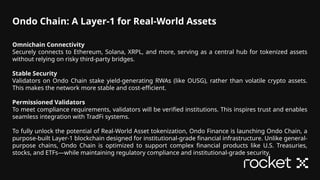 🚀 Ondo Finance: The Future of Tokenized Real-World Assets (RWAs) is Here! 🌎💰 | PPT