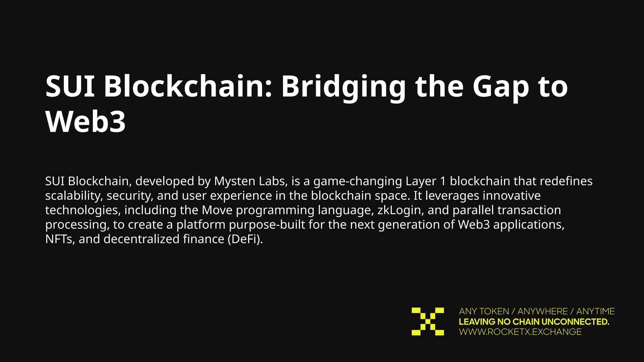 Discover the Future of Blockchain with SUI! | PPTX