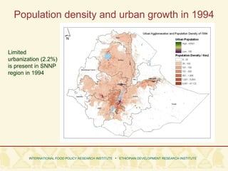 INSTITUTEUrbanization and Spatial Connectivity in Ethiopia: Urban ...