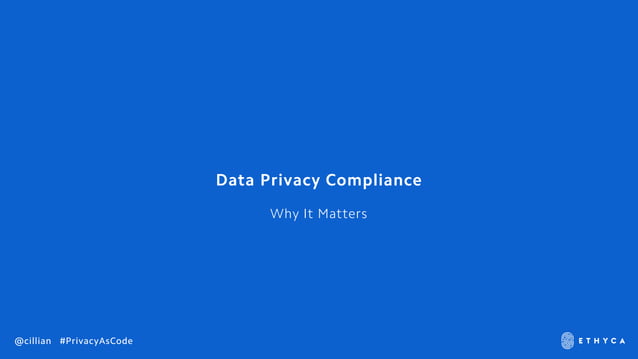 #DEVWEEK2020 Data Privacy in the Tech Stack & CI/CD Process | PDF ...