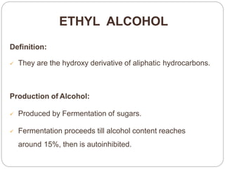 Alcohol | PPT