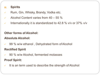Alcohol | PPTX