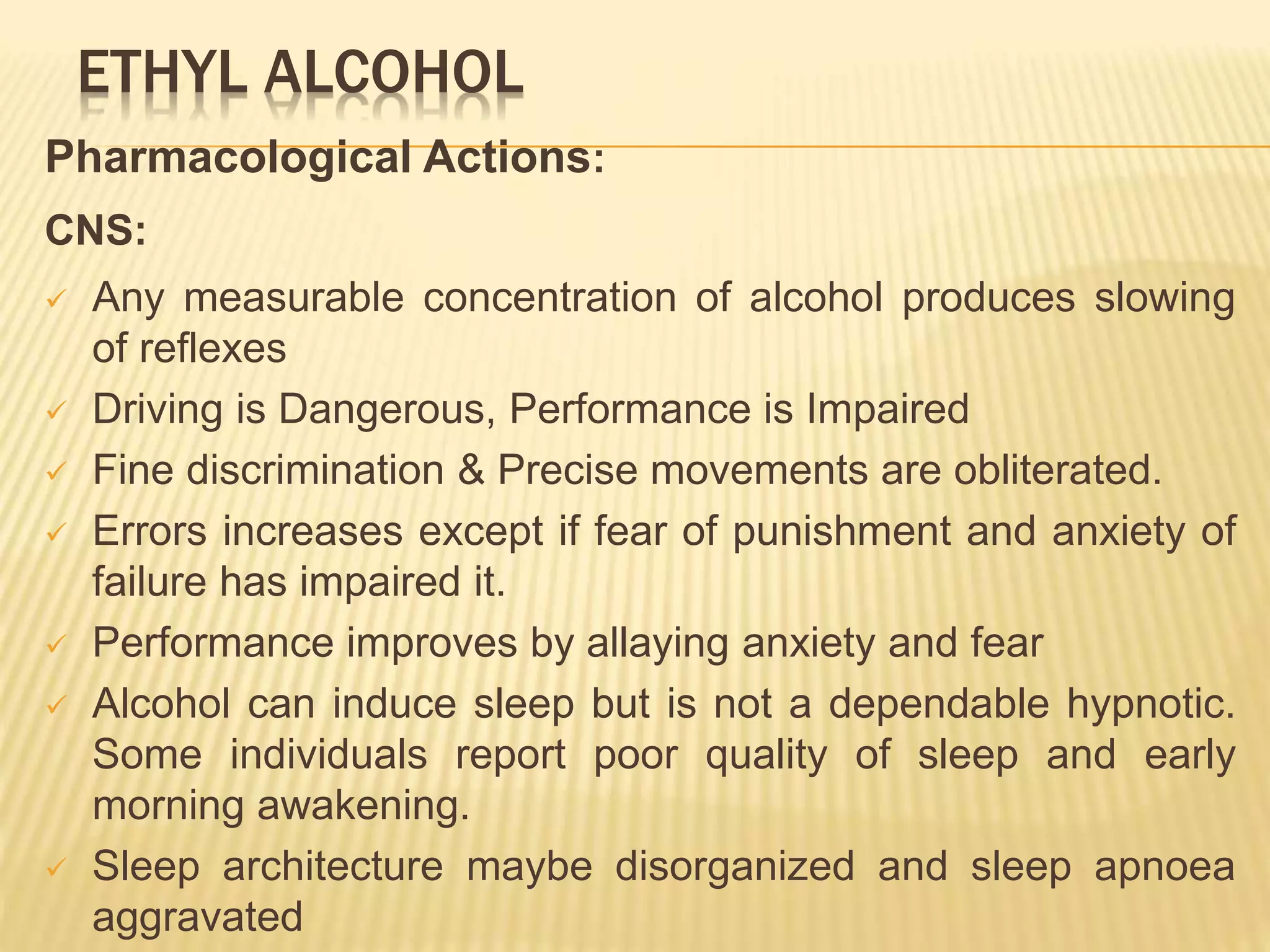 Ethyl alcohol by Akshay shah | PPT