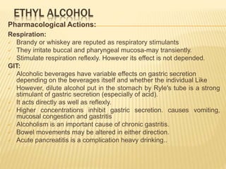 Ethyl alcohol by Akshay shah | PPT