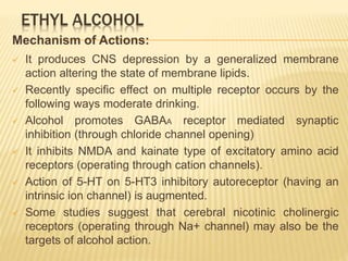 Ethyl alcohol by Akshay shah | PPTX