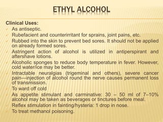 Ethyl alcohol by Akshay shah | PPT