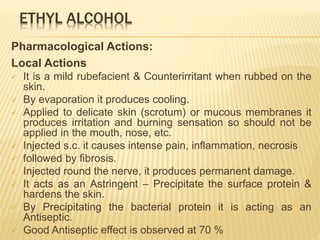 Ethyl alcohol by Akshay shah | PPT