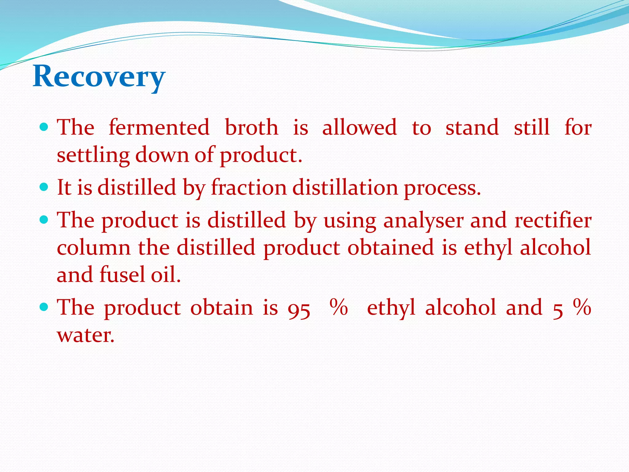Ethyl alcohol production | PPTX