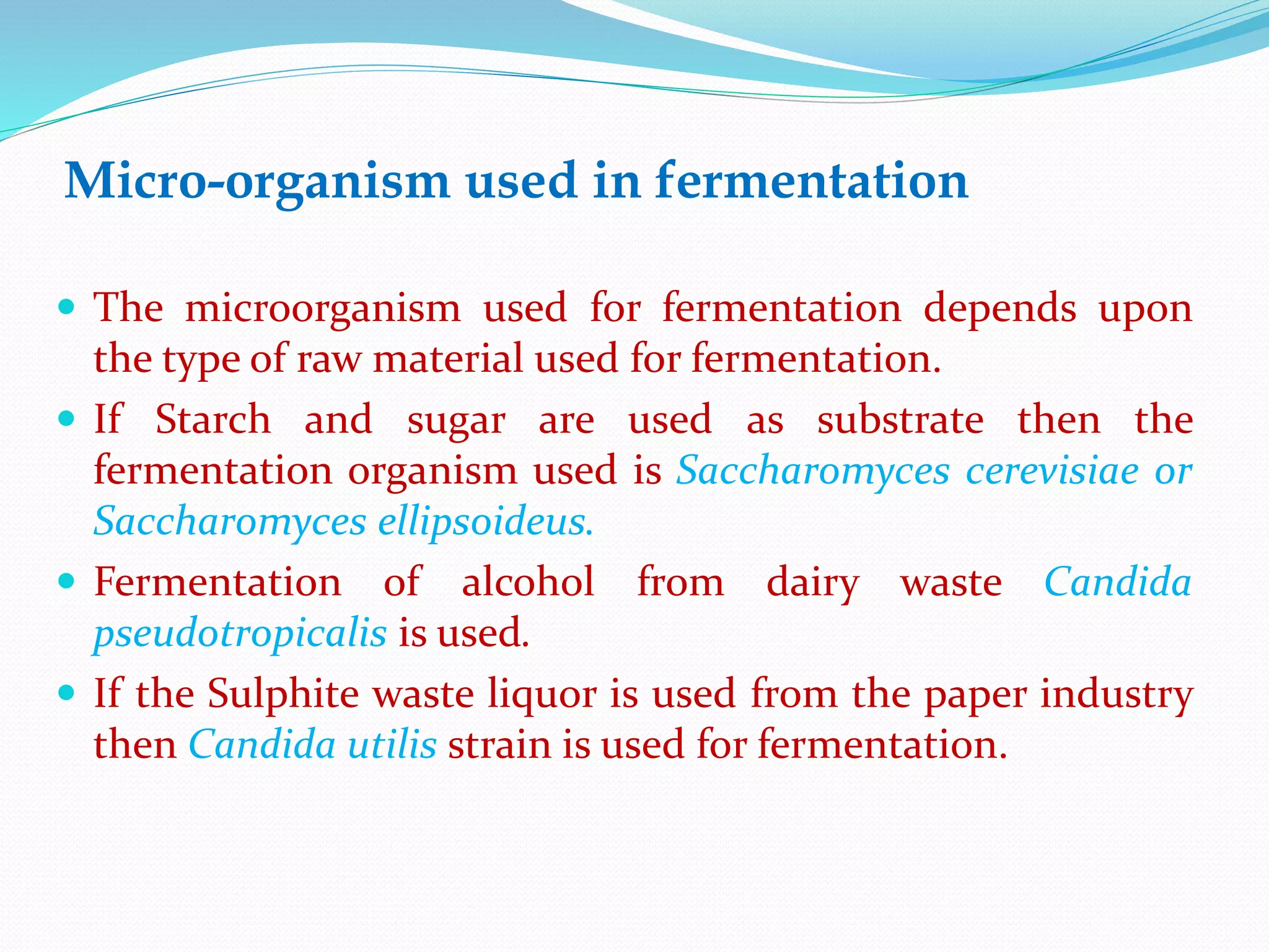 Ethyl alcohol production | PPTX