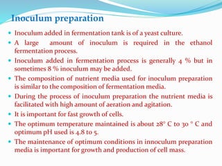 Ethyl alcohol production | PPTX