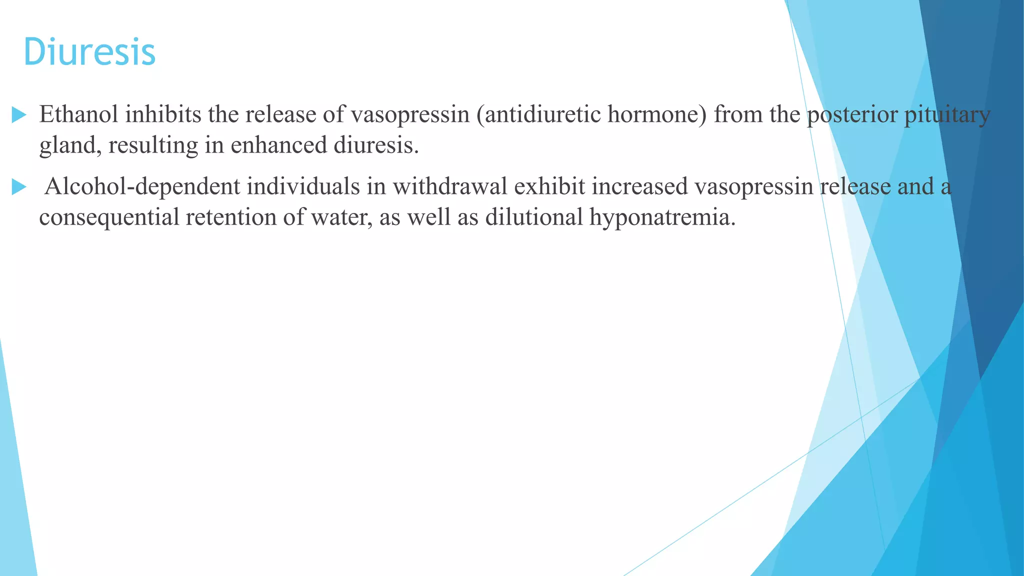 pharmacology of alcohol | PPTX
